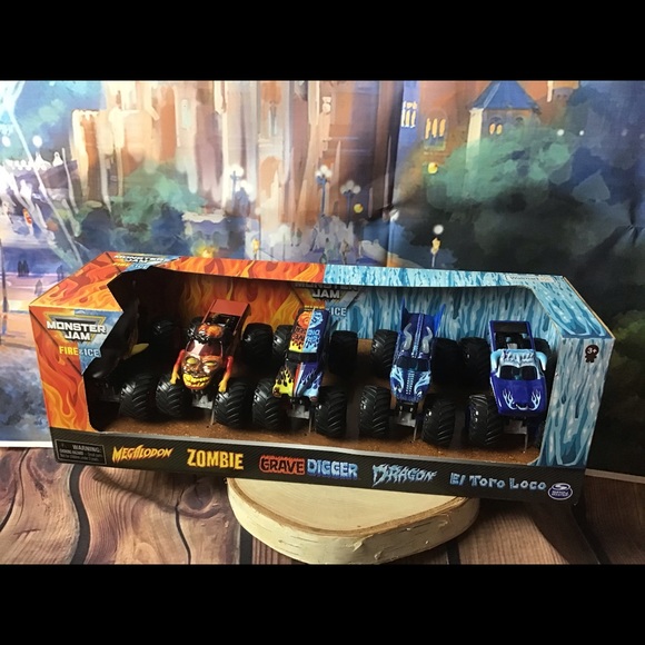 Monster Jam | Toys | Monster Jam Fire Ice Trucks | Poshmark